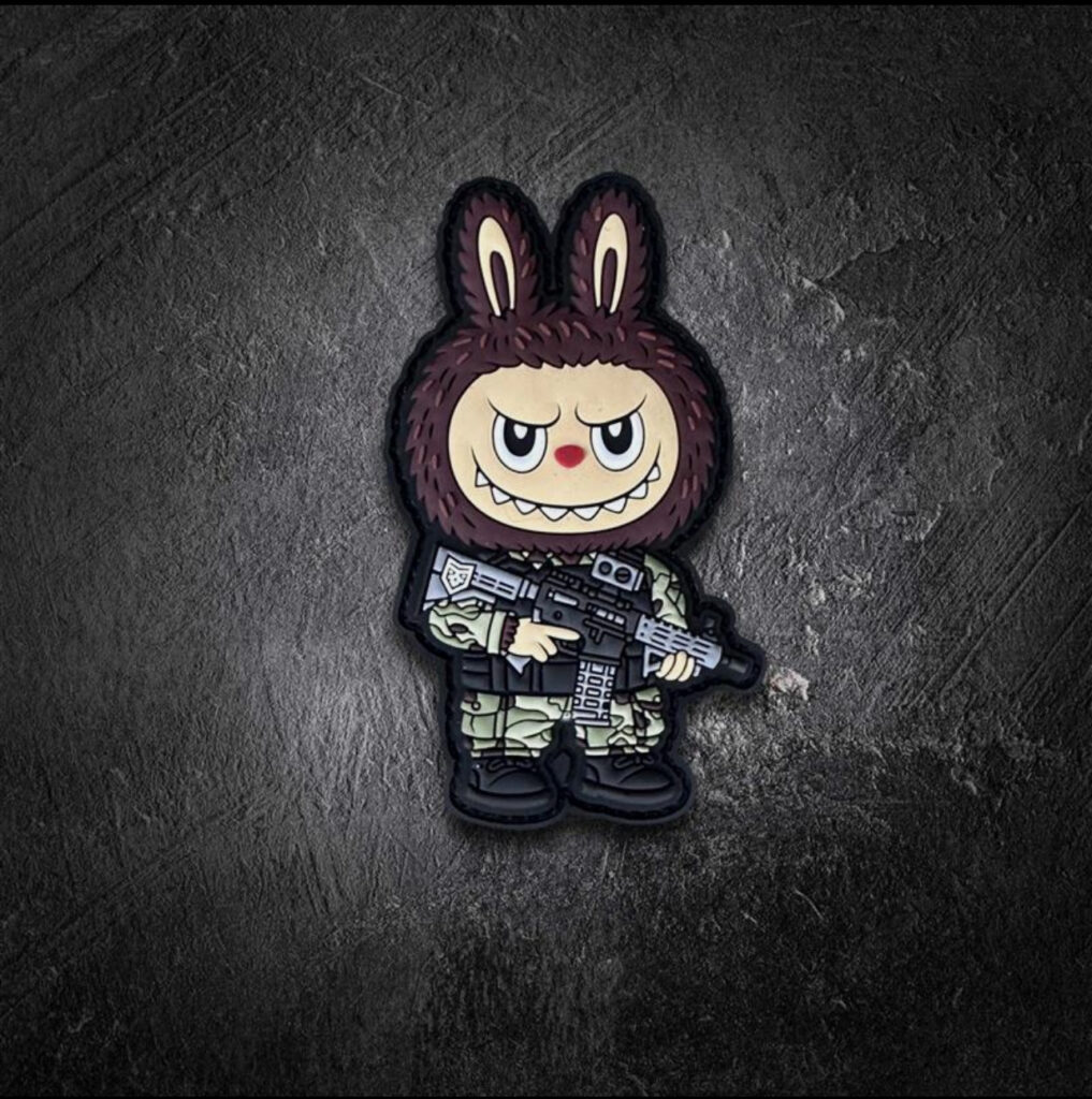 Tactibubu Brown PVC Morale Patch - PatchOps