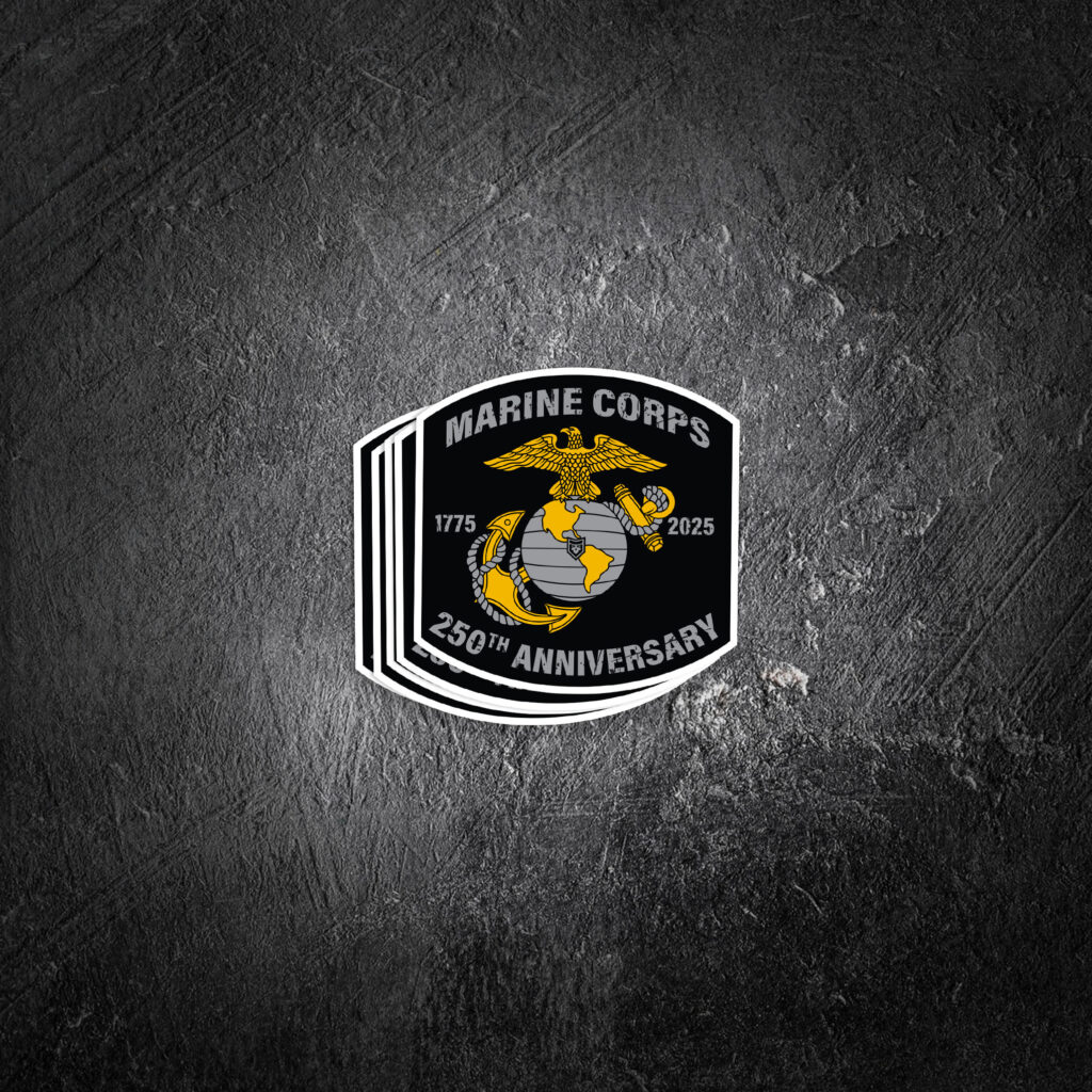 Marine 250th Anniversary Vinyl Decal - PatchOps