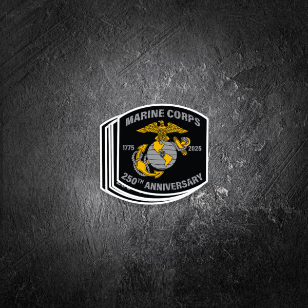 Marine 250th Anniversary Vinyl Decal - PatchOps