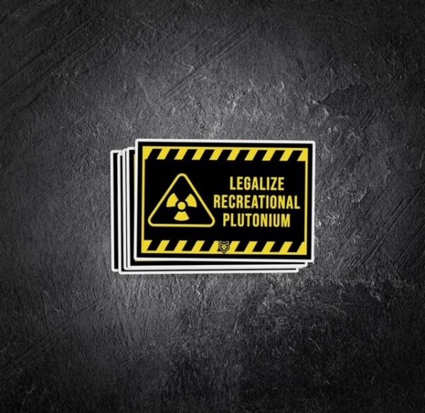 Legalize Recreational Plutonium Vinyl Decal - PatchOps