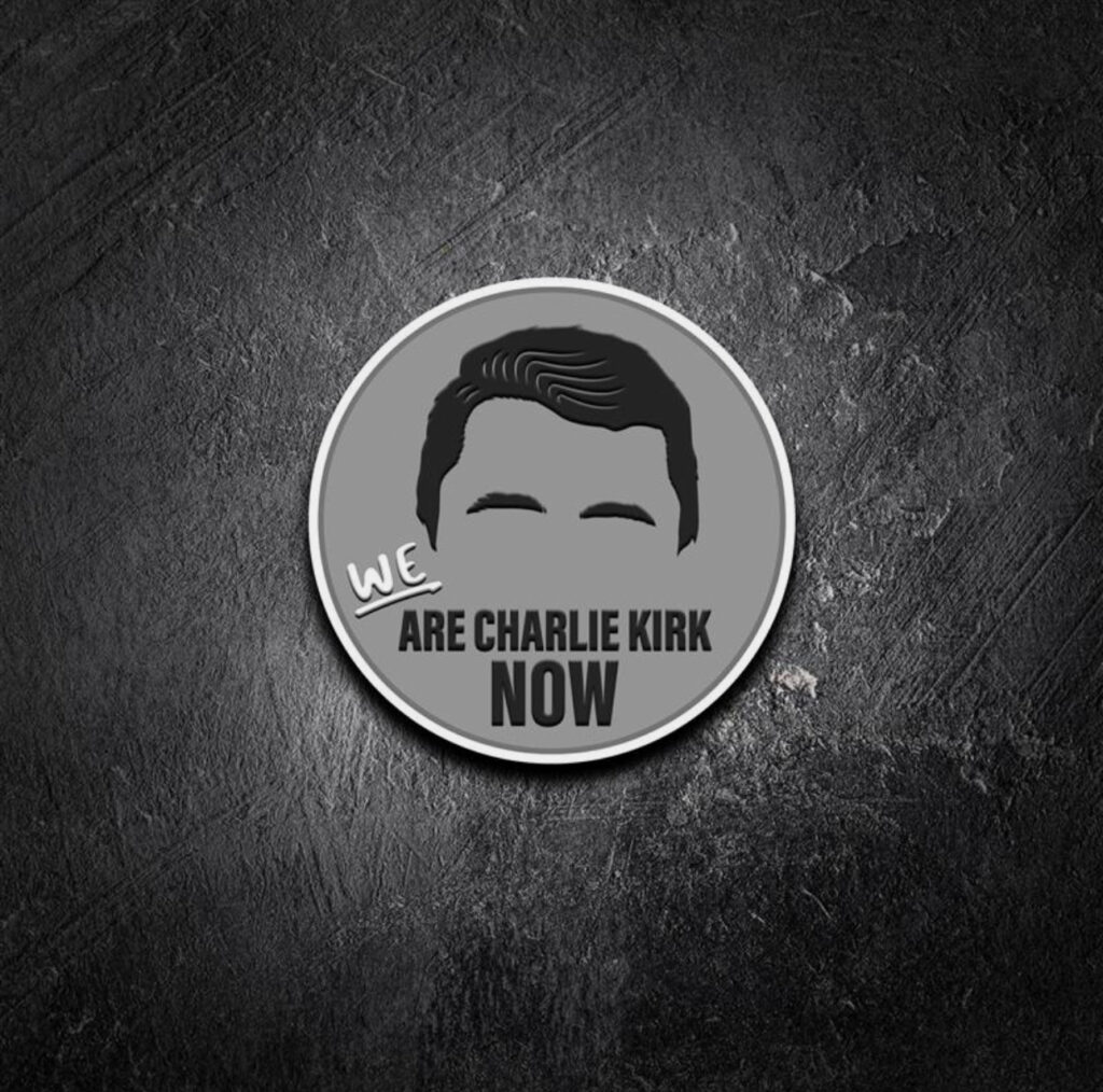 We are Charlie Kirk Now PVC Morale Patch - PatchOps