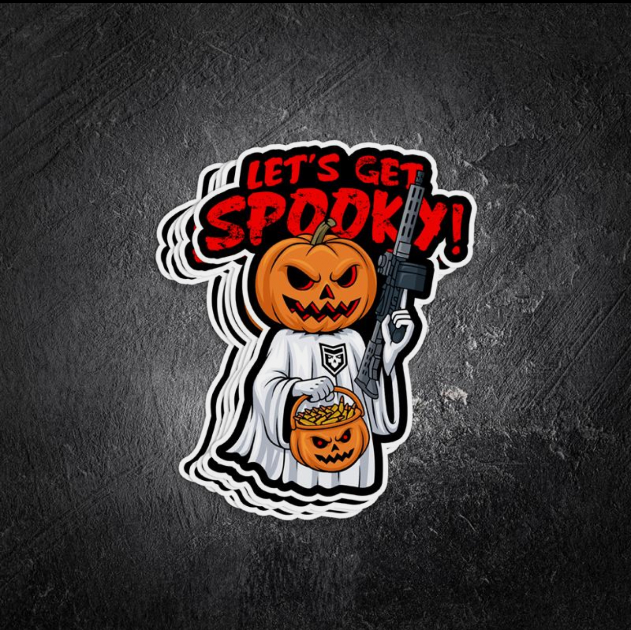 Lets Get Spooky Vinyl Decal - PatchOps