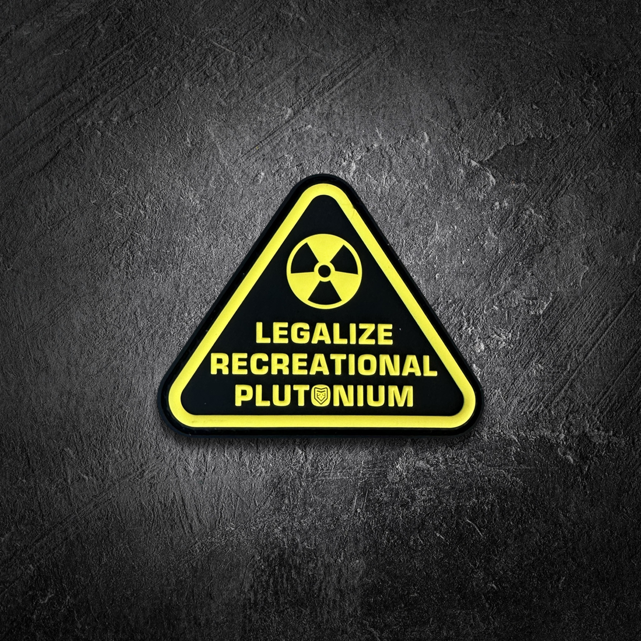 Legalize Recreational Plutonium PVC Morale Patch - PatchOps