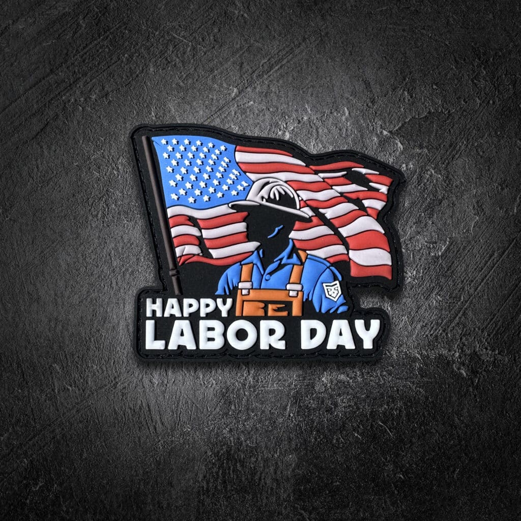 Labor Day PVC Morale Patch - PatchOps