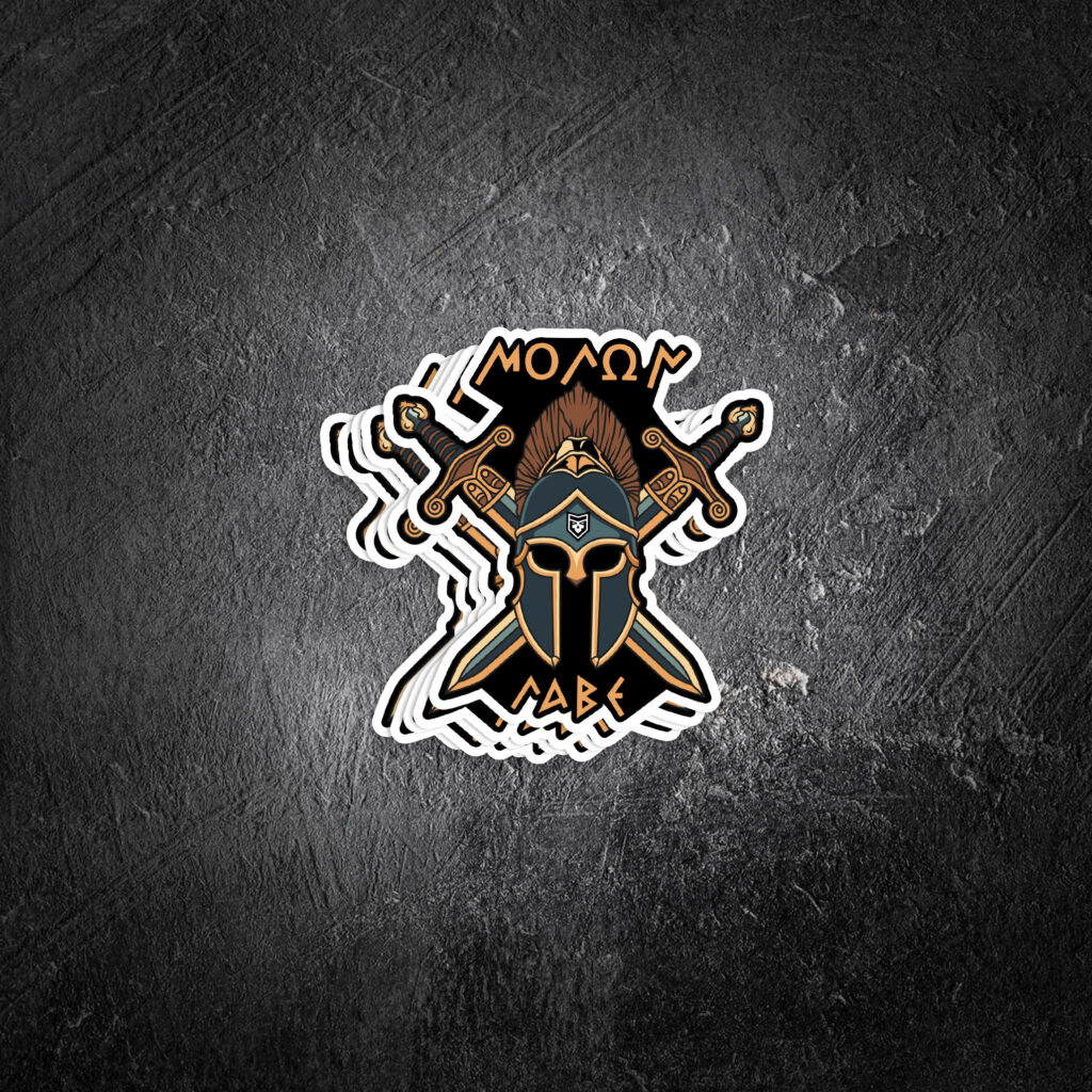 Molon Labe Vinyl Decal - PatchOps
