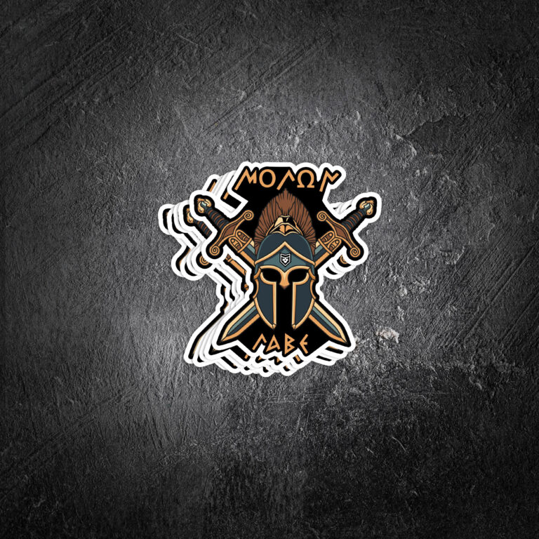 Molon Labe Vinyl Decal - PatchOps