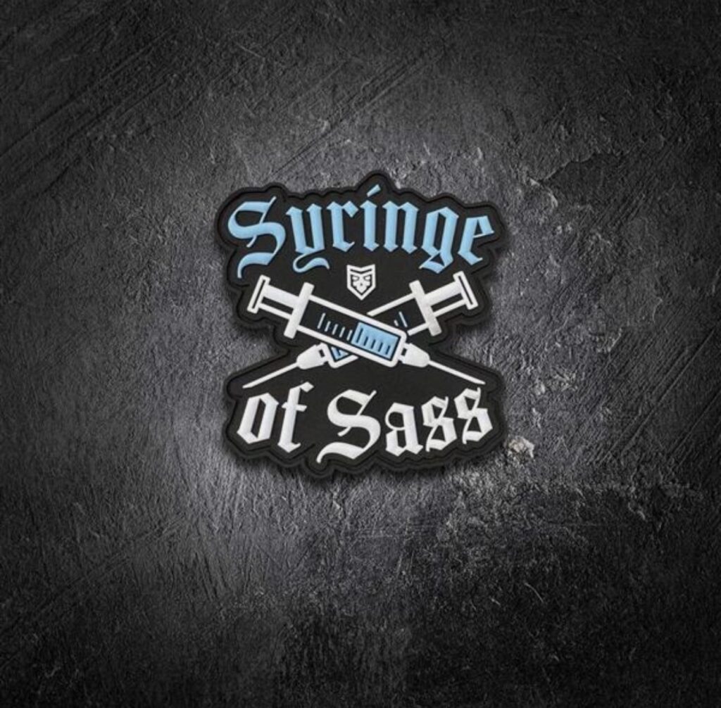 Nurse: Syringe Of Sass PVC Morale Patch - PatchOps