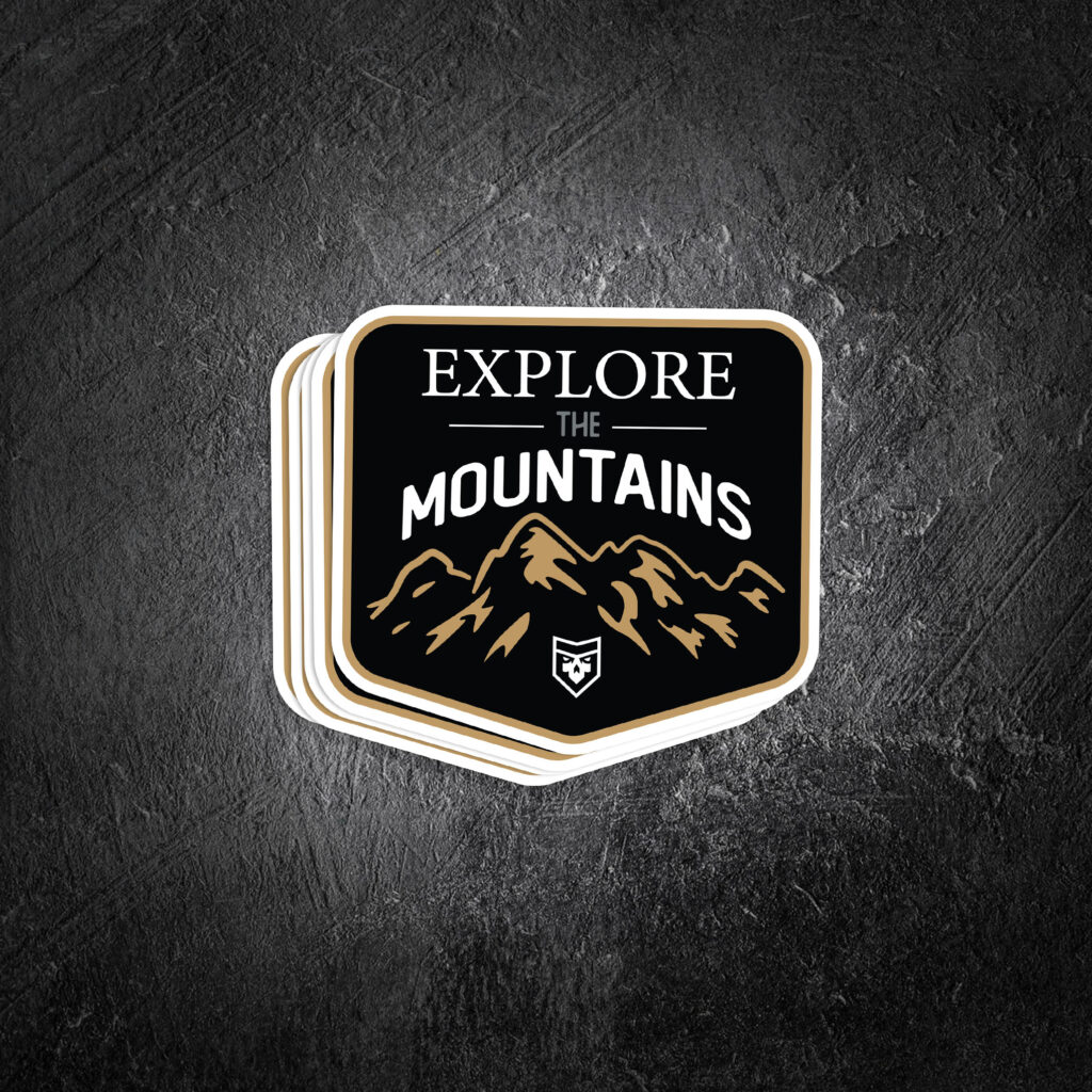 Explore the Mountains Vinyl Decal - PatchOps