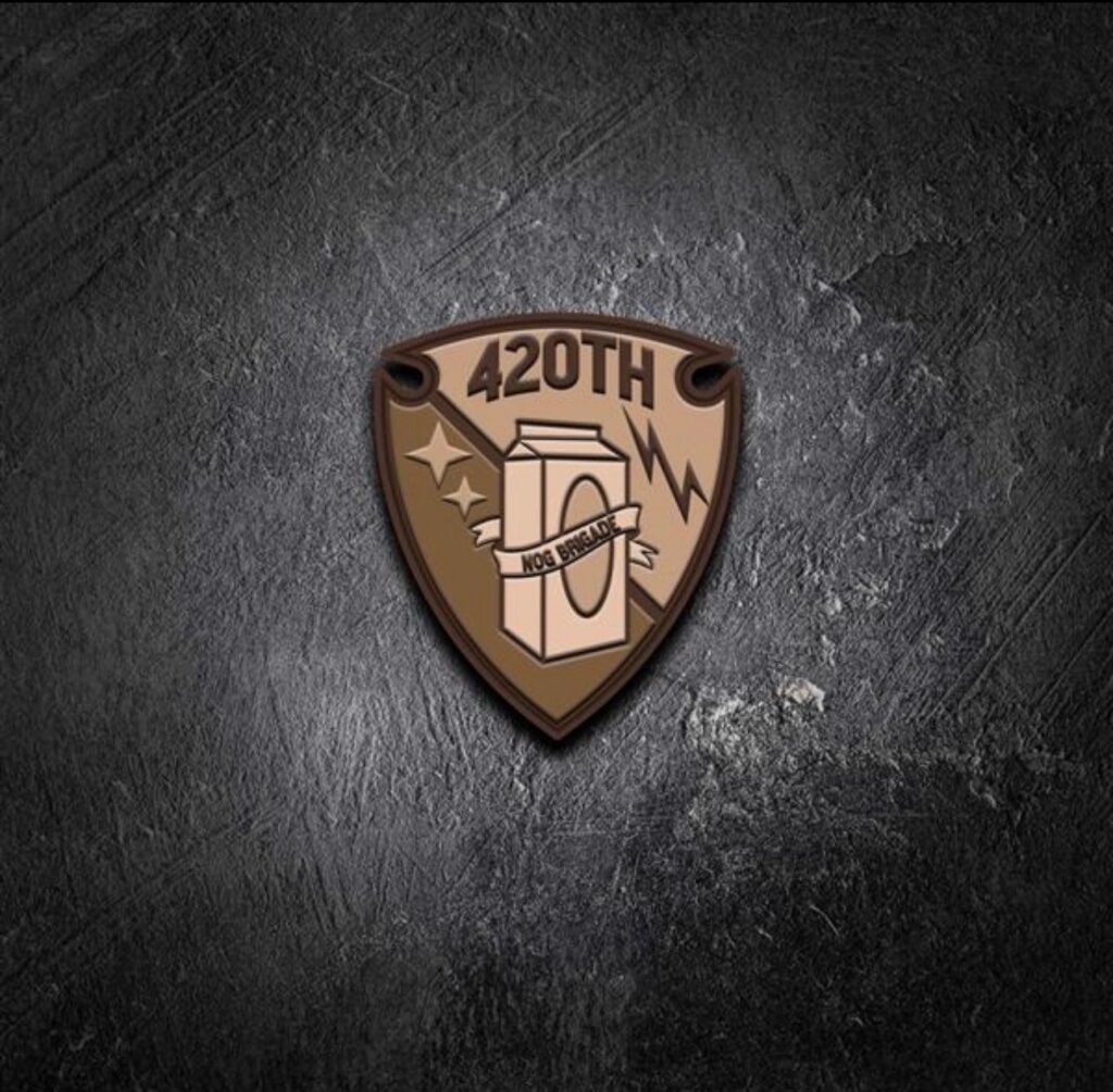 PREORDER: 420th Nog Brigade PVC Morale Patch - PatchOps