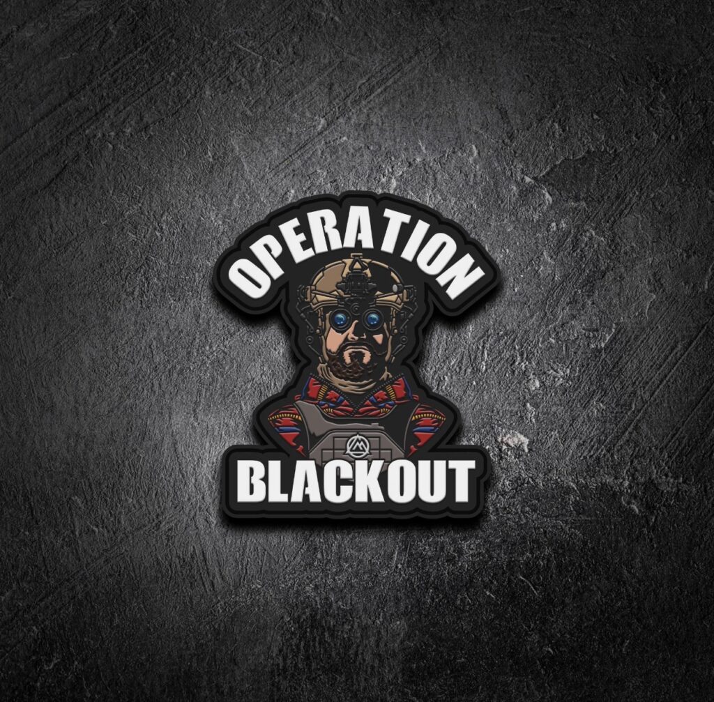 Operation Blackout NFC Chip PVC Morale Patch - PatchOps