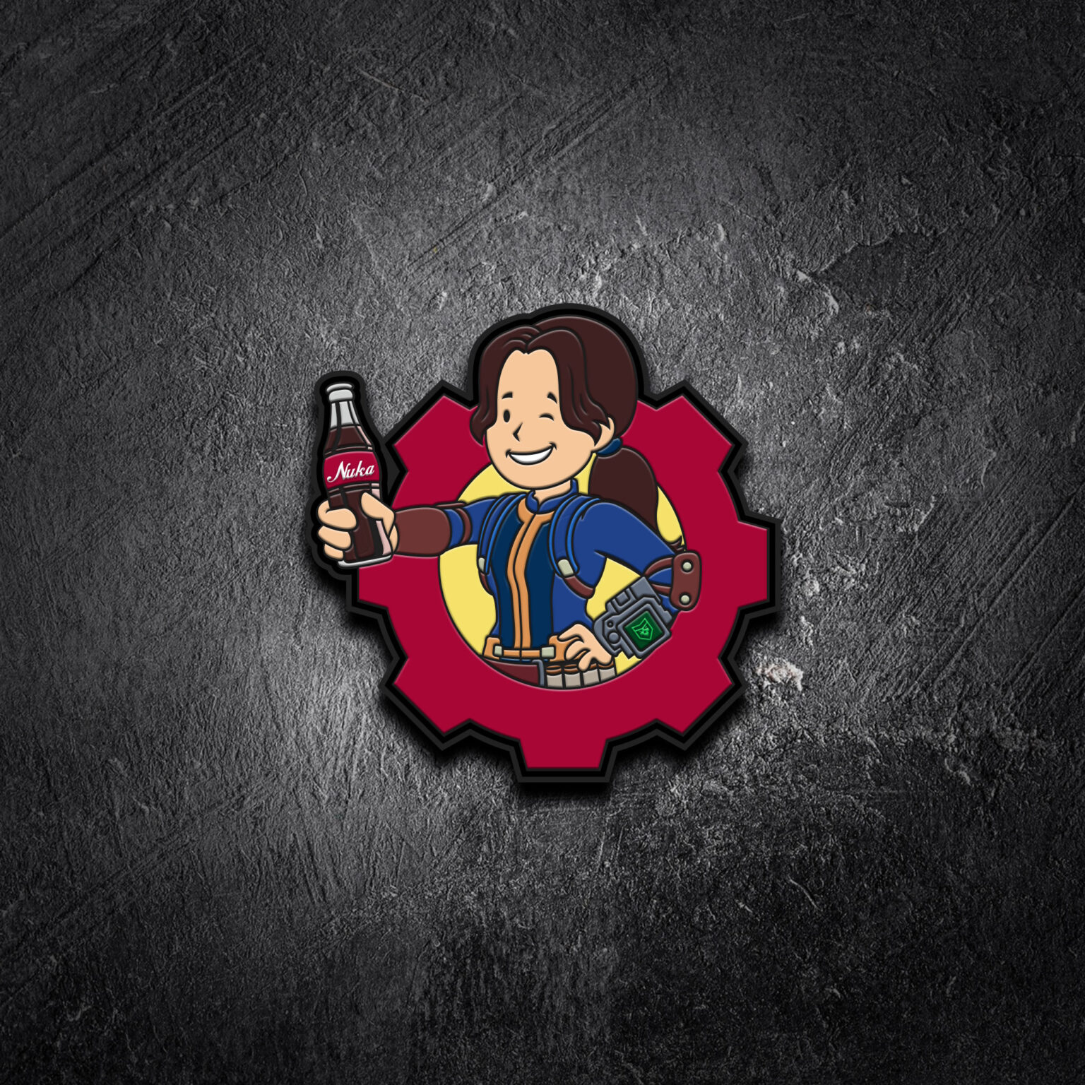 Fallout: Lucy Vault Tec Nuka Cola PVC Morale Patch - PatchOps