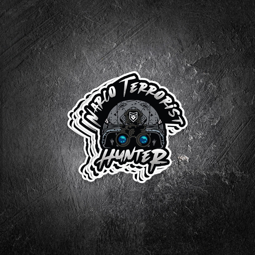 Narco Terrorist Hunter Vinyl Decal - PatchOps