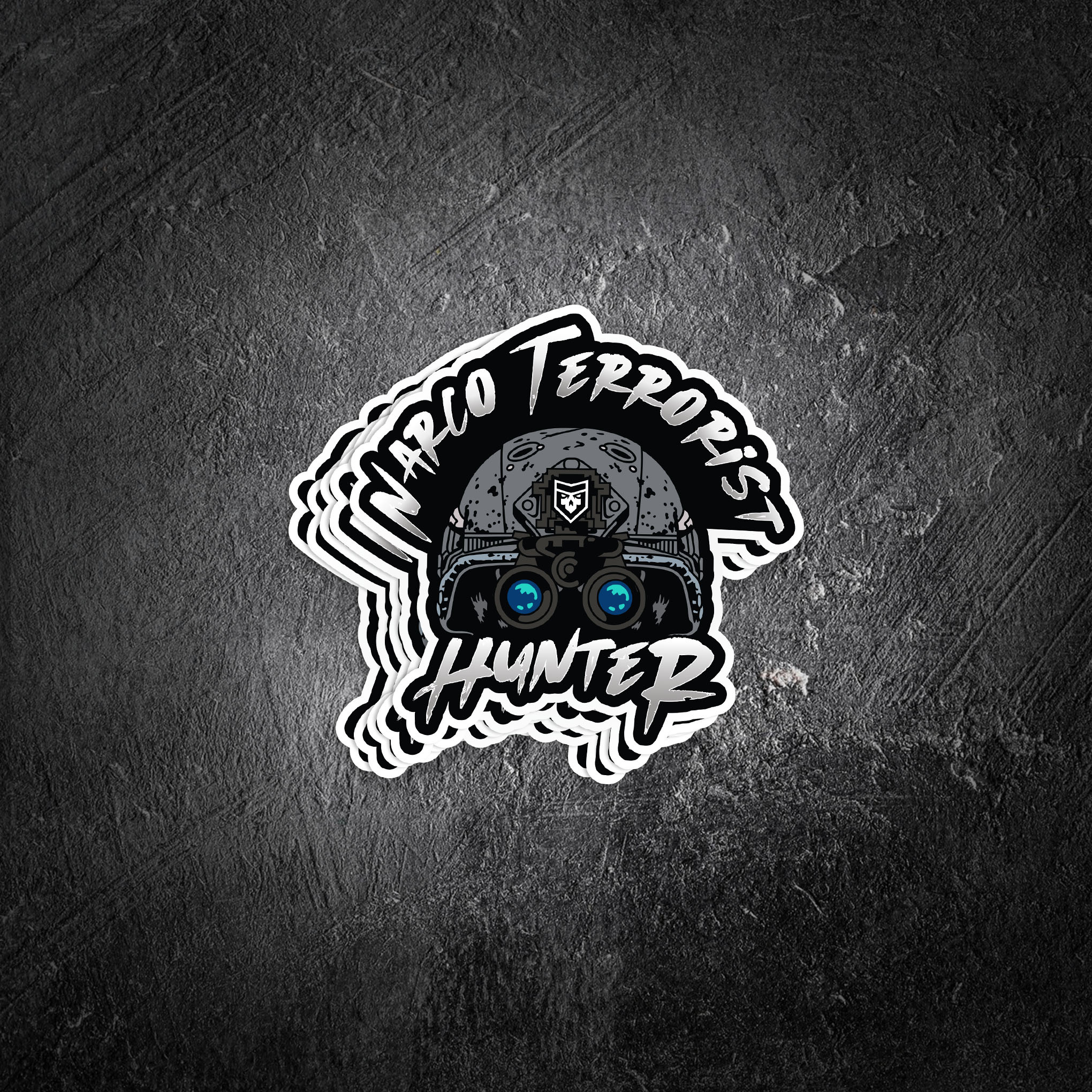 Narco Terrorist Hunter Vinyl Decal - PatchOps
