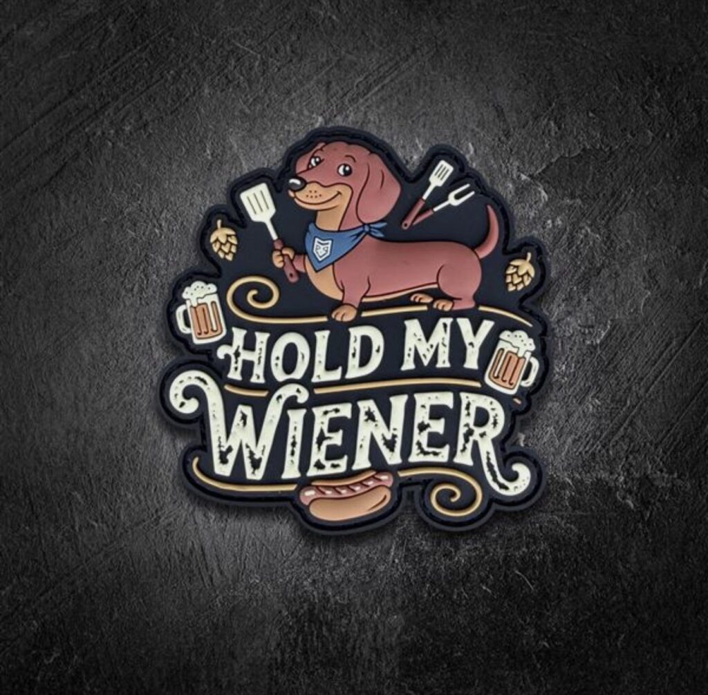 Hold My Wiener PVC Morale Patch - PatchOps